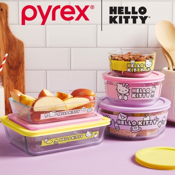 Hello Kitty | Kitchen | Not For Sale New Pyrex X Hello Kitty Piece ...